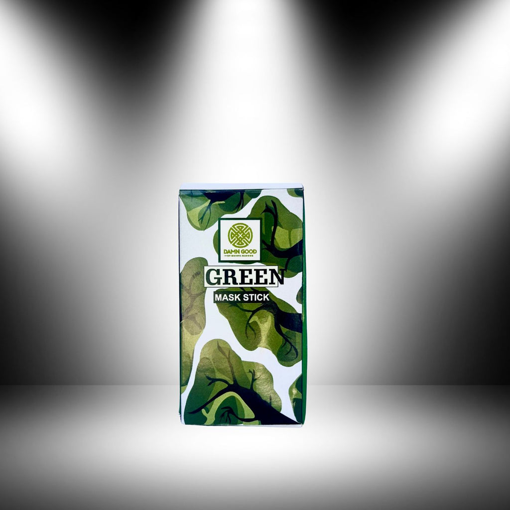 DamnGood Dark Patches Removal-Green Tea Mask Stick- 40 gm (For Deep Cl